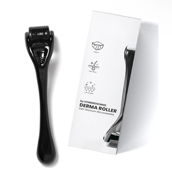 Grooming | Derma Roller For Face Hair Beard 25mm 540 Titanium ...